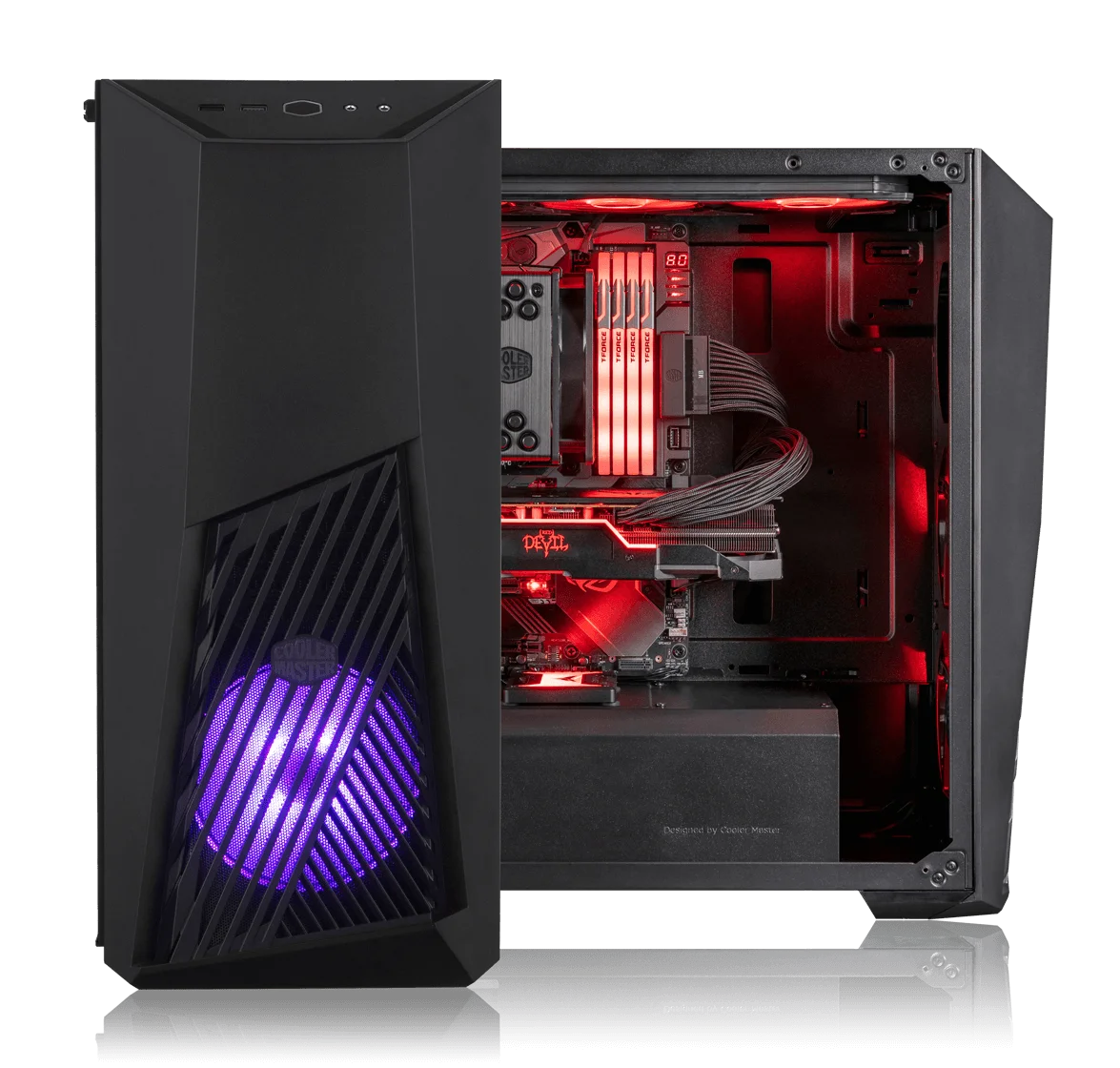 Cooler Master MasterBox K501L RGB (Black) – Powerplay Builds!